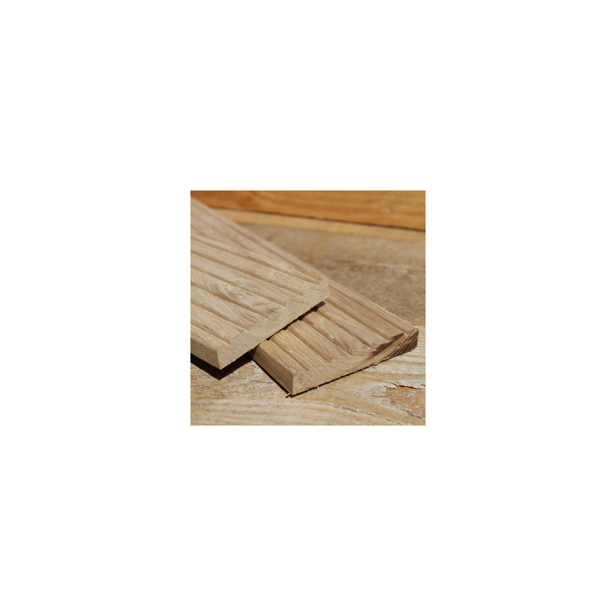 Quercus Premium Light European Oak Decking Decking Length 1200 Decking ...