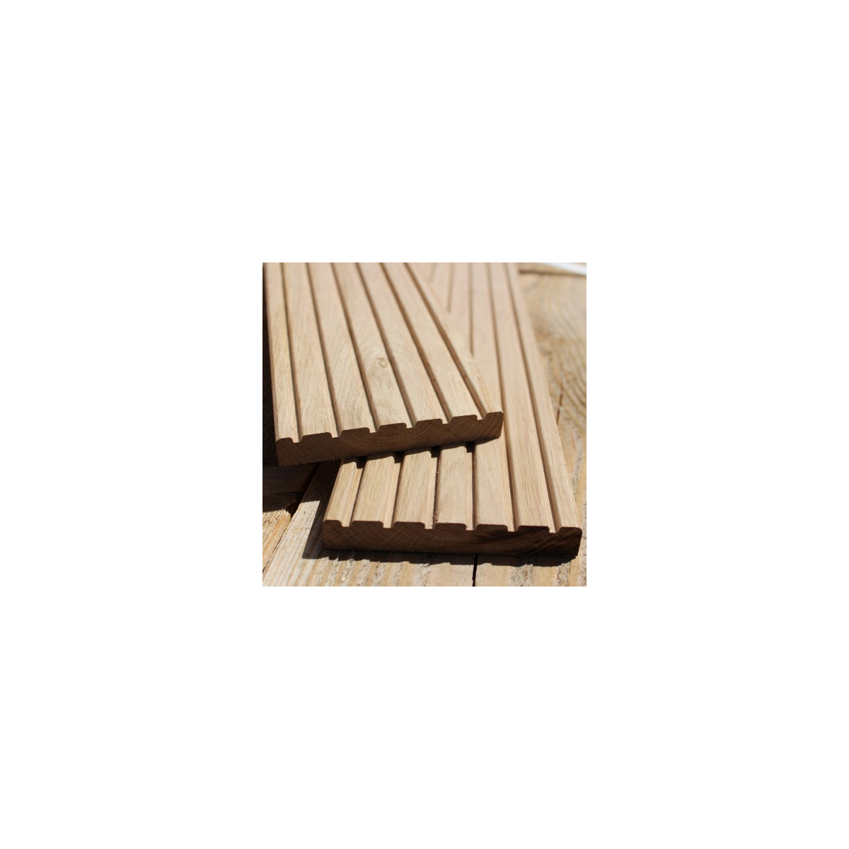 Quercus Premium Heavy European Oak Decking Decking Length 300 Decking ...