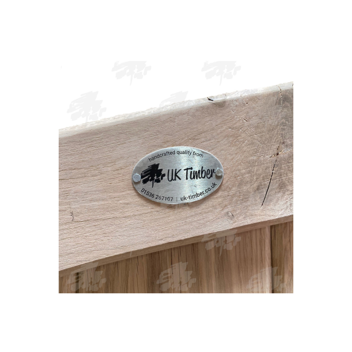 Single European Oak Flat Top Closeboard Driveway Gate | Buy Handmade ...