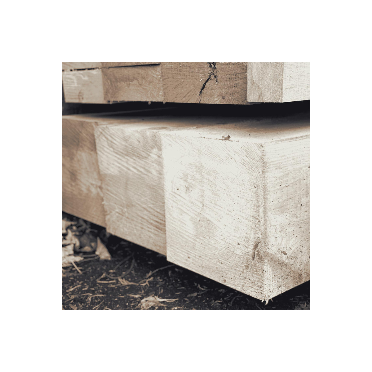 European Oak Gate Post Gate Post Finish Sawn Gate Post Section Size 100 ...