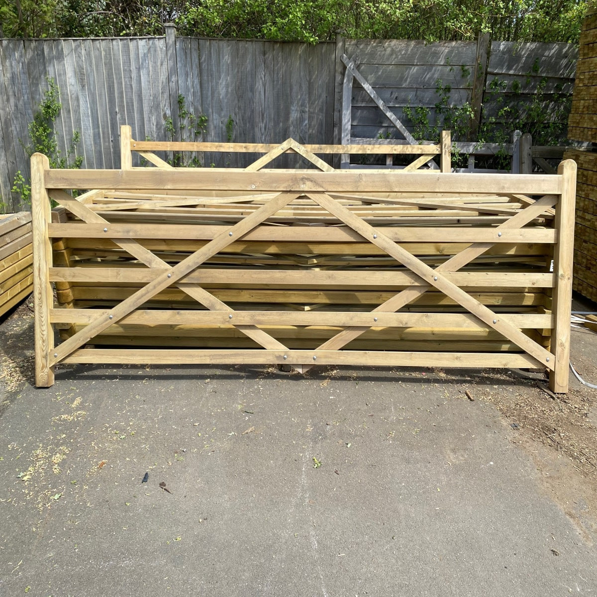 Treated Softwood Field Gate | Buy Hand Made Gate from the specialists ...